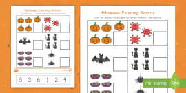 Halloween Roll and Color with Dice Activity (teacher made)