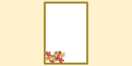 FREE! - Simple Blank Hot Dog Page Border | Page Borders | Twinkl