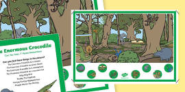 FREE! - Crocodile Drawing Prompt (Teacher-Made) - Twinkl