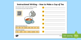 Making a Cup of Coffee Sequencing Cards (teacher made)
