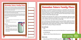 Ramadan Fasting Tips Display Poster - KS2 - Islam - Religion