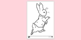 FREE! - Peter Rabbit Colouring Page (Teacher-Made) - Twinkl