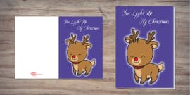 Merry Christmas Fun Card Making Kit (teacher made)