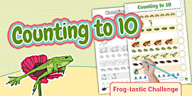 👉 Counting to 10 Frogs PowerPoint