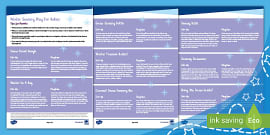 Winter Sensory Walk (teacher made) - Twinkl