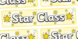 👉 Smiley Star Banner - Editable | Classroom Display