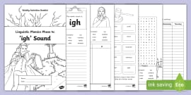 'igh' Word Search - Phonics Phase 4c - Primary Resources