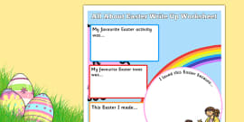 Snapshots of Easter Worksheet (Hecho por educadores)