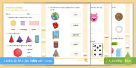 2D shape matching game | Easy to print | Twinkl