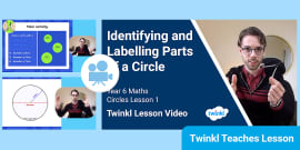 FREE! - 👉 Parts of a Circle | KS2 Maths Concept Video