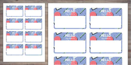 Born in the 90s Name Tags | Twinkl Party (teacher made)