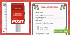 Christmas Counting Activity - Indonesian - Twinkl