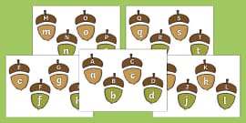 Autumn Acorn Number Bonds to 10 (teacher made) - Twinkl