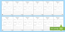Numbers 1-20 Assessment Progress Sheet (teacher made)