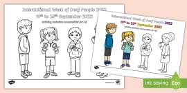 Auslan Easter Colouring Pages (Lehrer gemacht) - Twinkl