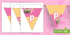 Valentine's Day Bunting | Valentine's Day Display - Twinkl