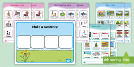 Older Learners Match, Scramble, Copy Sentence Worksheets
