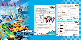 👉 Hot Wheels: Statistics Activity Sheets [Ages 7-9]