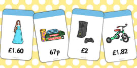 Toy Shop Money Game: Interactive Bingo for Top Marks
