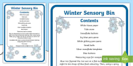 Winter Hunt Checklist (teacher made)