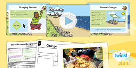 Science: Seasonal Changes (Spring and Summer) Year 1 Unit Pack