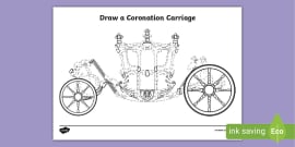 Draw a Coronation Sceptre Pencil Control Activity - Twinkl