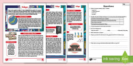 Japan Differentiated Reading Comprehension Activity - Twinkl