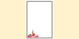 FREE! - Simple Blank Golf Club Ball Page Border | Twinkl Page Border