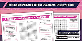 👉 Plotting Coordinates Display Poster - Twinkl - KS2
