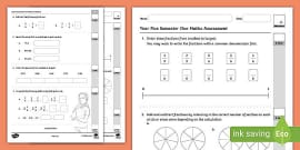 Year 5 Maths Questions Assessment Pack - Term 1 - Twinkl