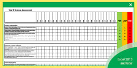 My Personal Record Editable Assessment Tracker