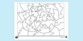 FREE! - Number 22 Colouring Page | Colouring Sheets - Twinkl