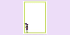 Witch Page Border | Page Borders | Twinkl (teacher made)
