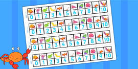 FREE! - Number Track 0-20 to Support Teaching on Titch