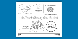 Saba Facts Coloring Sheet (Lehrer gemacht) - Twinkl