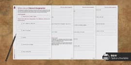 Edexcel iGCSE Geography Paper 1 Revision Checklist - Twinkl