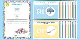 Trigraphs Phase 3 – Circle That Word Worksheet - Phonics