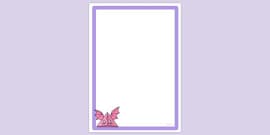 FREE! - Simple Blank Square Alien Page Border | Page Borders