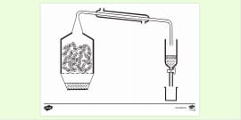Distillation Labelled Colouring | Colouring Sheet - Twinkl