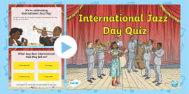 International Jazz Day Word Search - Primary Resources