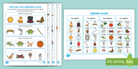 Sorting Syllables Cards | Twinkl (Teacher-Made) - Twinkl