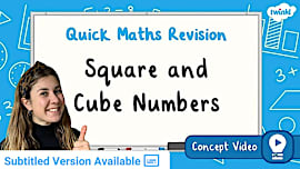 👉 Square and Cube Numbers - Pairs Game | KS3 Maths