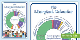 Liturgical Calendar Poster (teacher made) - Twinkl