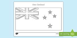 New Zealand Flag (teacher made) - Twinkl