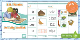 ESL CVC Phonics Maze PPT (teacher made) - Twinkl