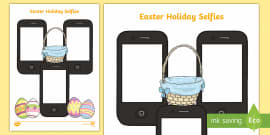 Easter Holiday Snapshots Writing Frame (teacher made)