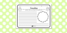Connections Comprehension Worksheet (teacher made)
