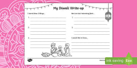 KS2 Diwali Quiz Worksheet (teacher made) - Twinkl