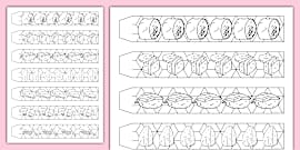 Germany Colouring Paper Chain (teacher made) - Twinkl