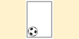 FREE! - Simple Blank Ball Activity Page Border | Page Borders
